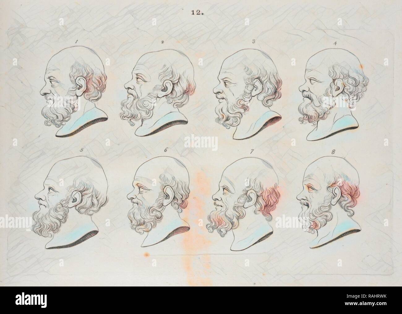 Examples of heads of Socrates, Essays on physiognomy: designed to ...