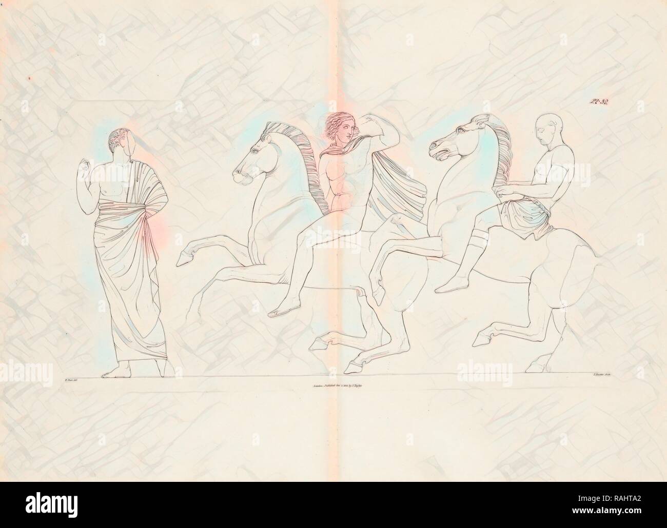 Sculpture at the West End, The Elgin marbles from the Temple of Minerva ...