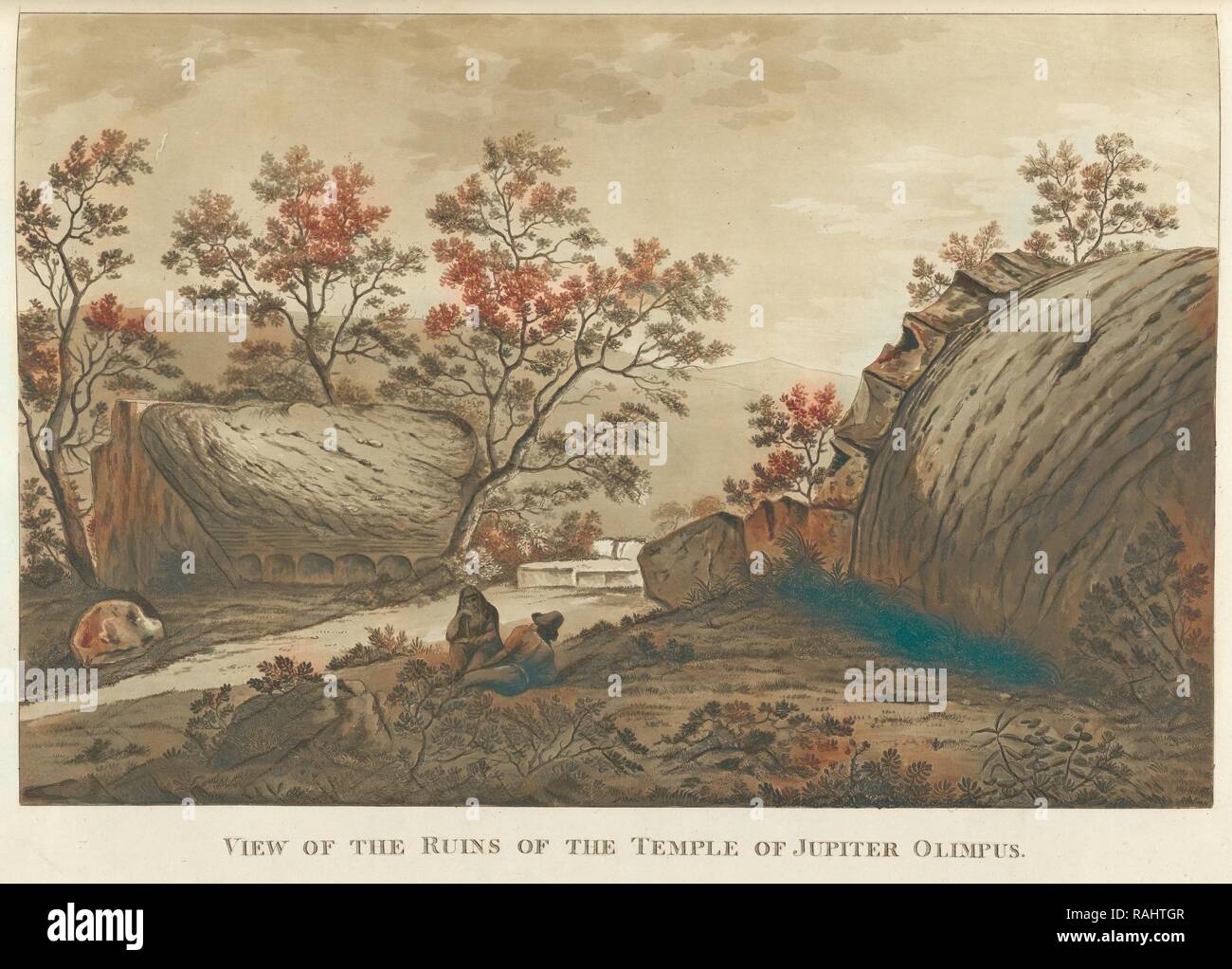 View of the Ruins of the Temple of Jupiter Olympus, The Antiquities of ...