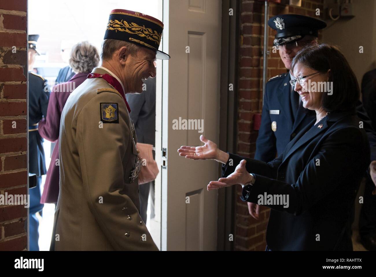 Paul bids farewell hi-res stock photography and images - Alamy