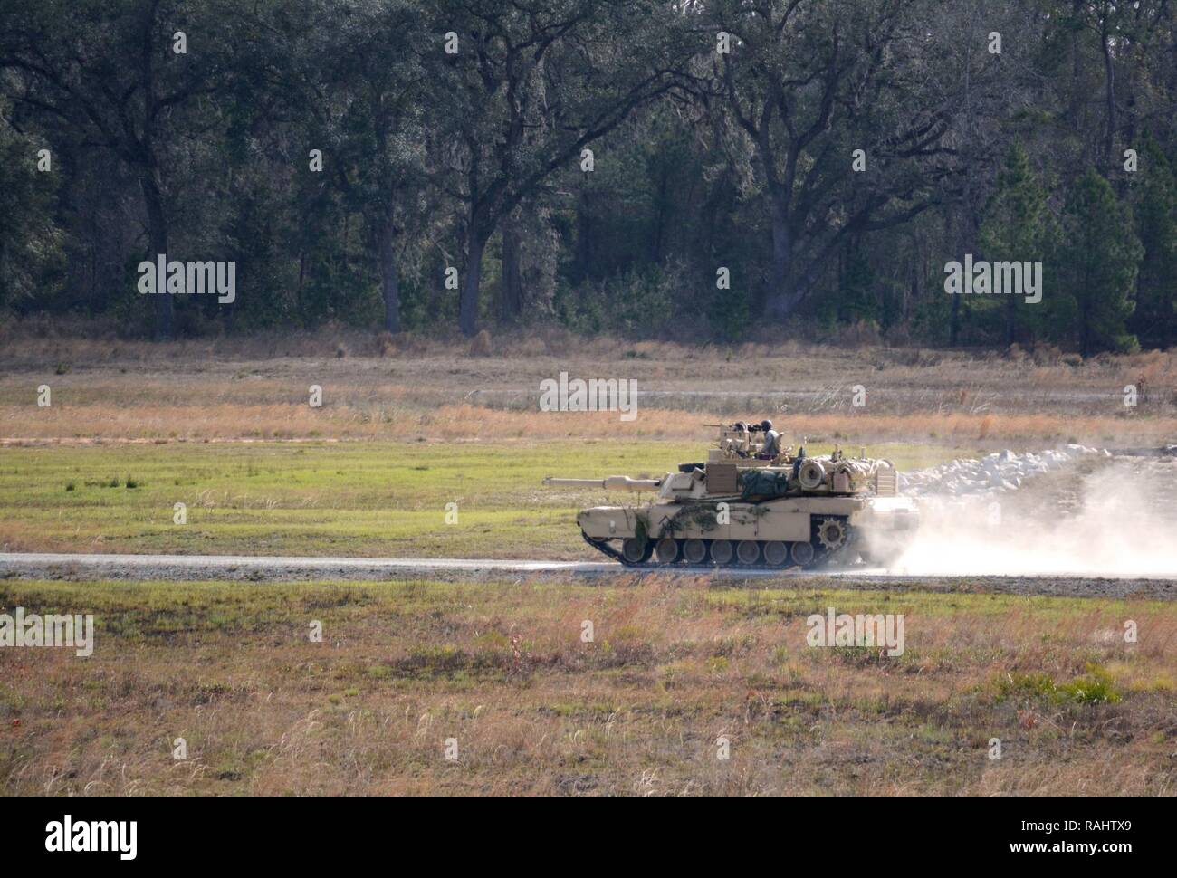 A M1A2 Abrams Main Battle Tank from Company C, 2nd Battalion, 7th ...