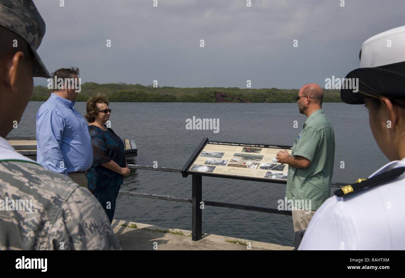 WEST LOCH, Hawaii (Feb. 3, 2017) Carol J. Gleason, a sister of the late ...