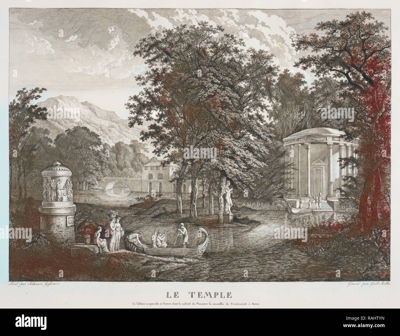 Le Temple, Collection des tableaux en gouache et des dessins de Salomon ...