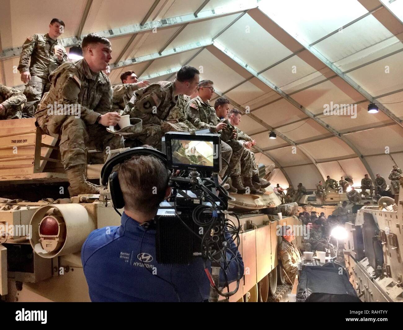 Soldiers from 1st Battalion, 8th Infantry Regiment, 3rd Armored Brigade ...