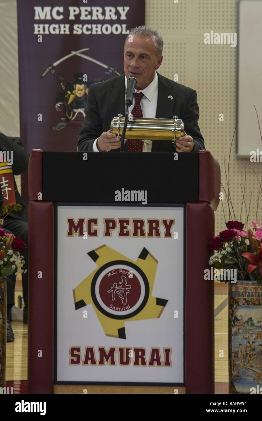 Jeffrey Carr, assistant principal of Matthew C. Perry High School ...