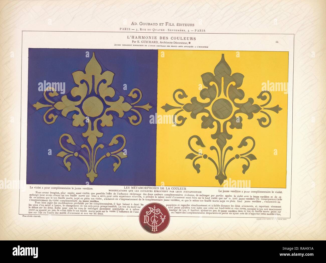 Complimentary colors purple and yellow, L'harmonie des couleurs ...