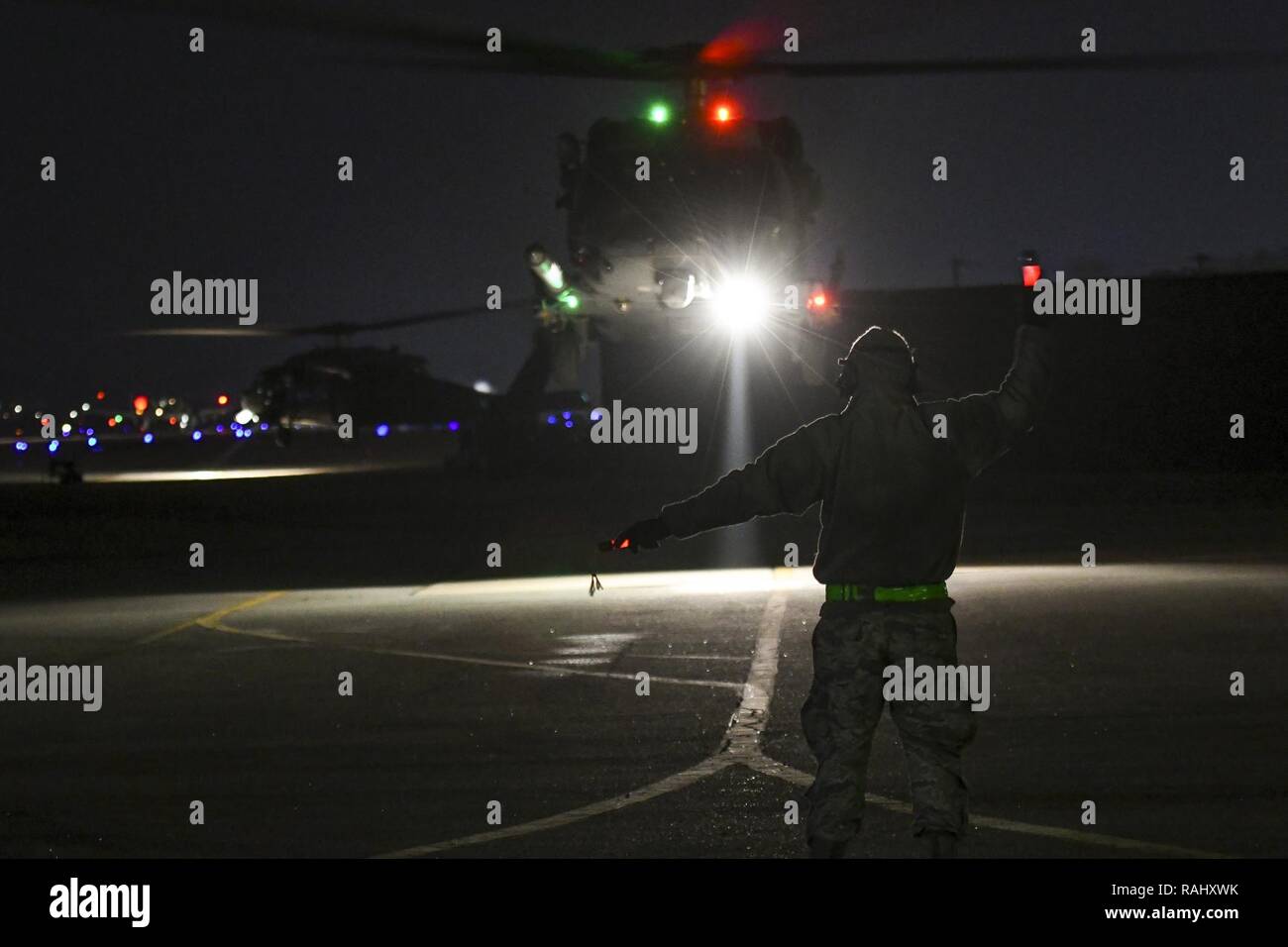 An Airman assigned to the 718th Aircraft Maintenance Squadron from ...