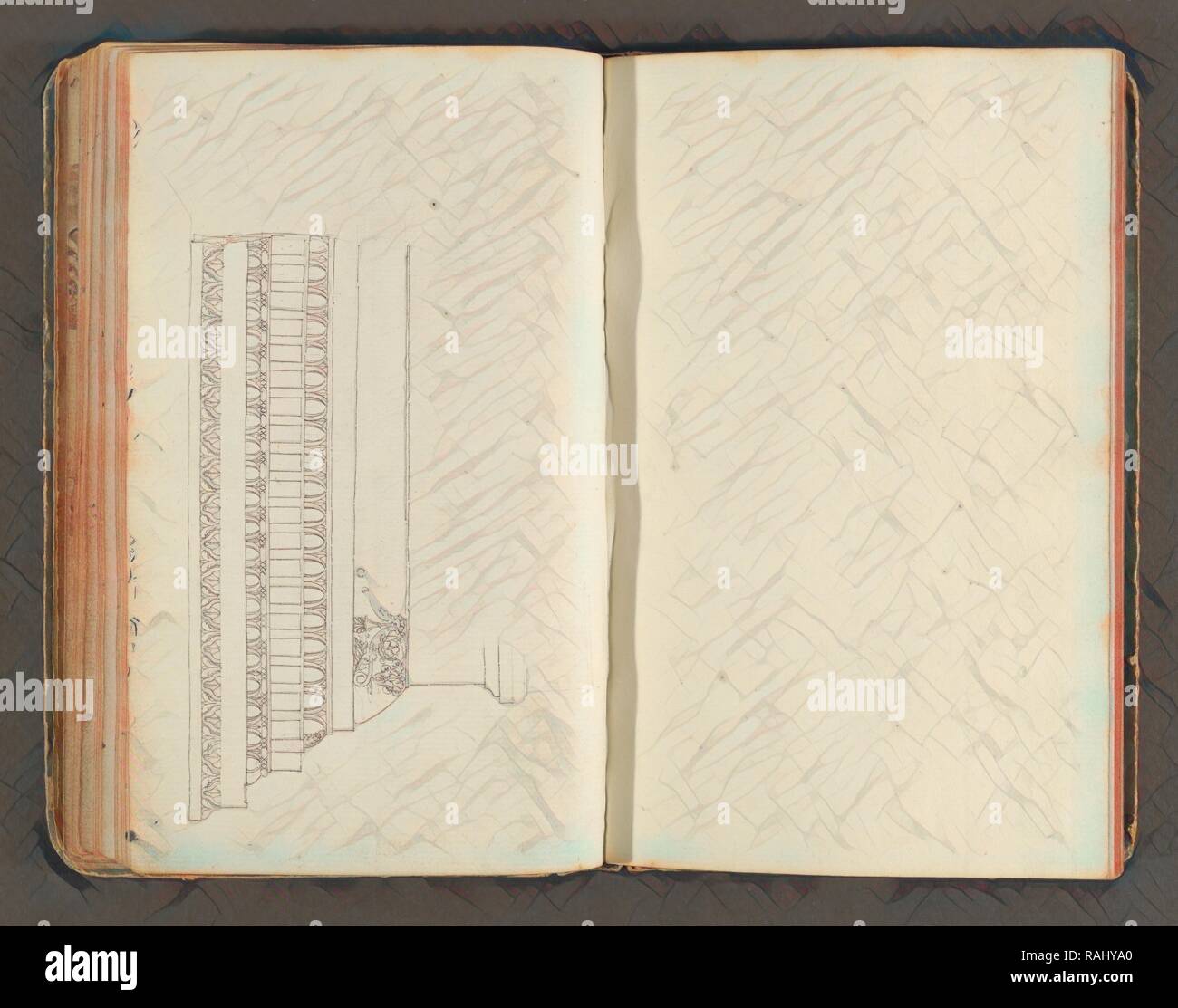 Sketchbook, Percier, Charles, 1764-1838, pencil, ink, wash, 1790, The ...