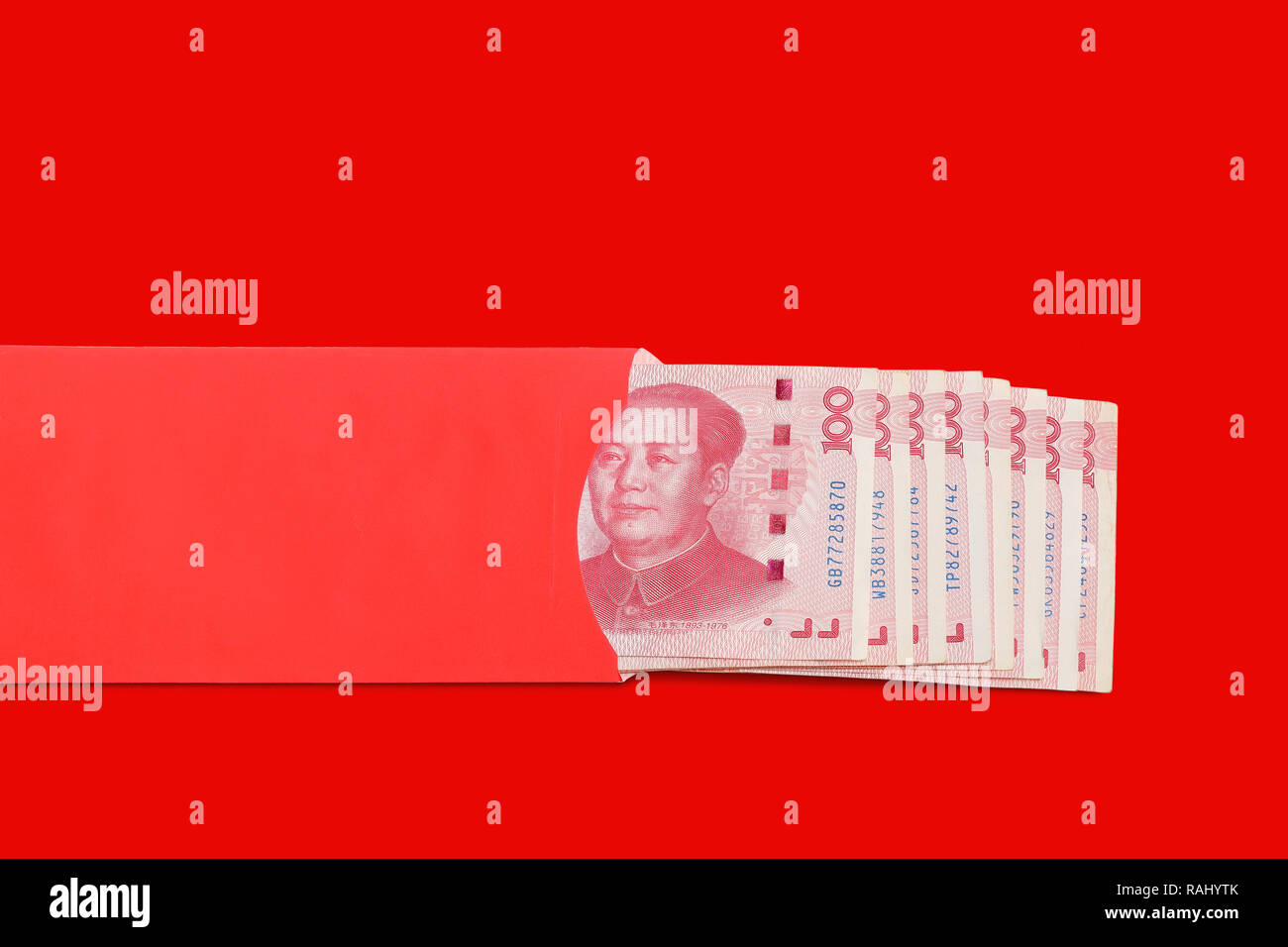 Red envelope chinese new year or hongbao(Mandarin) , lai see (Cantonese ...