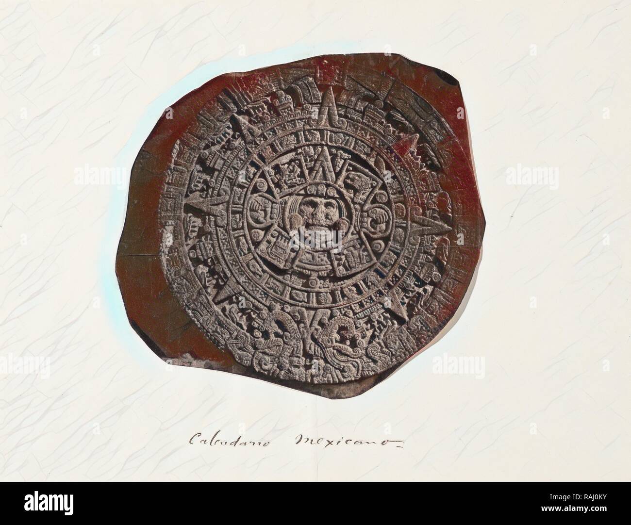 Calendario Mexicano, Views of Mexico City and environs, Charnay, Désiré ...