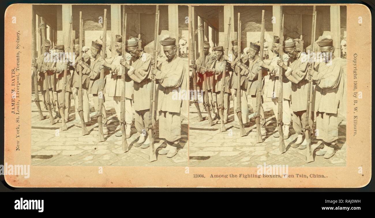 Tien Tsin, China, Among the fighting Boxers, Tien Tsin, China, Davis ...