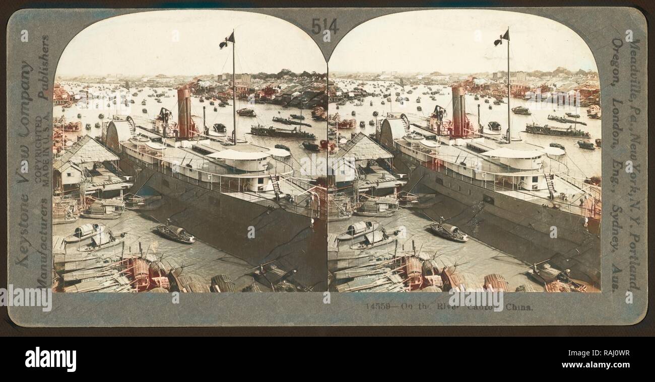 Canton, China, On the river, Canton, China, Keystone View Company ...