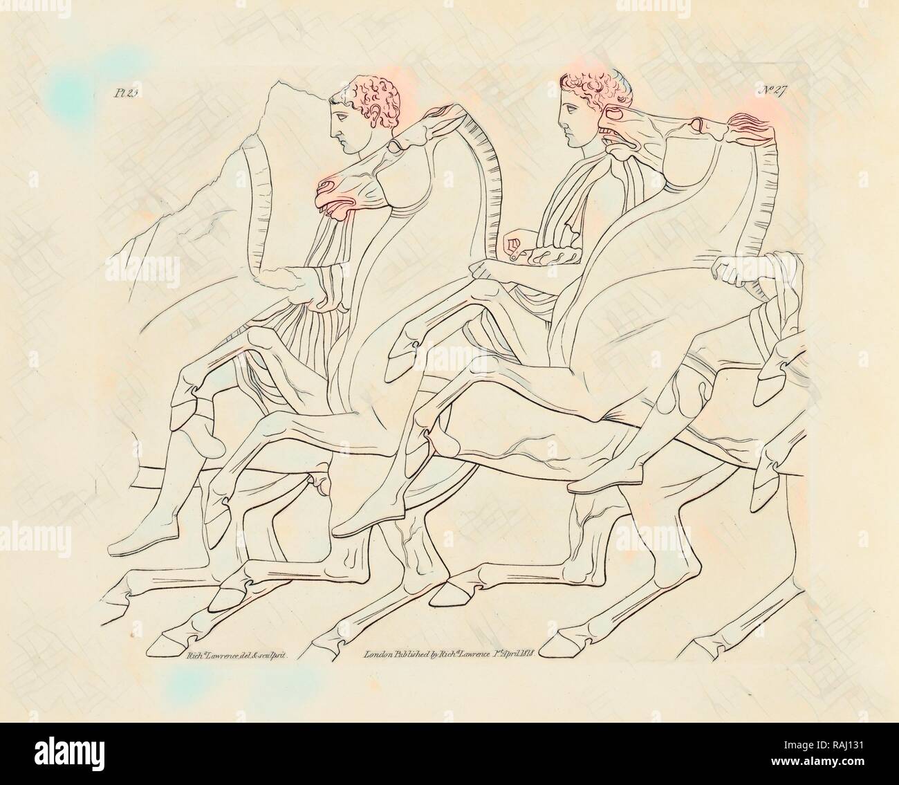 Plate 25, Elgin marbles from the Parthenon at Athens: exemplified by ...