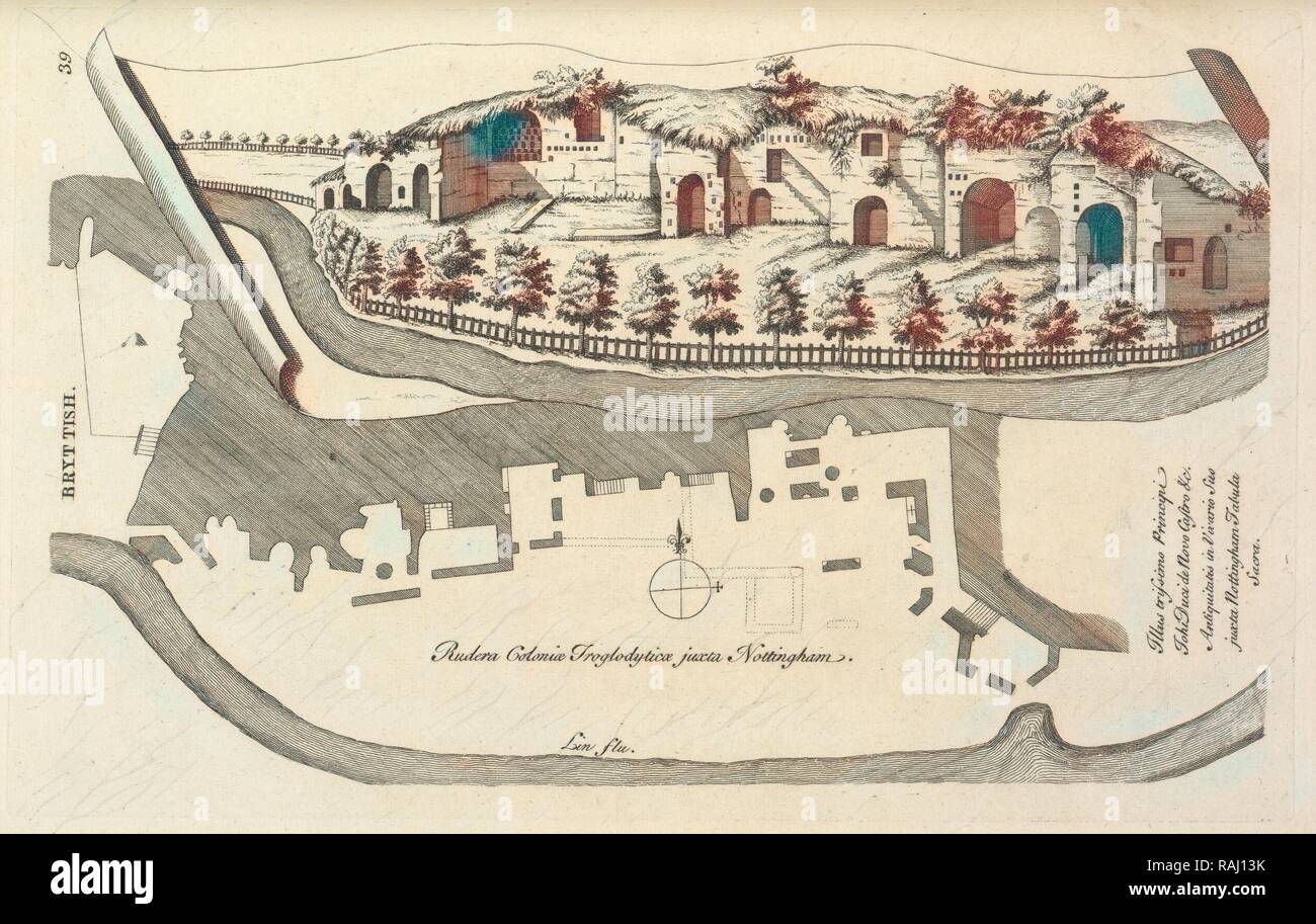 Rudera Coloniae Troglodyticae juxta Nottingham, Itinerarium curiosum or ...