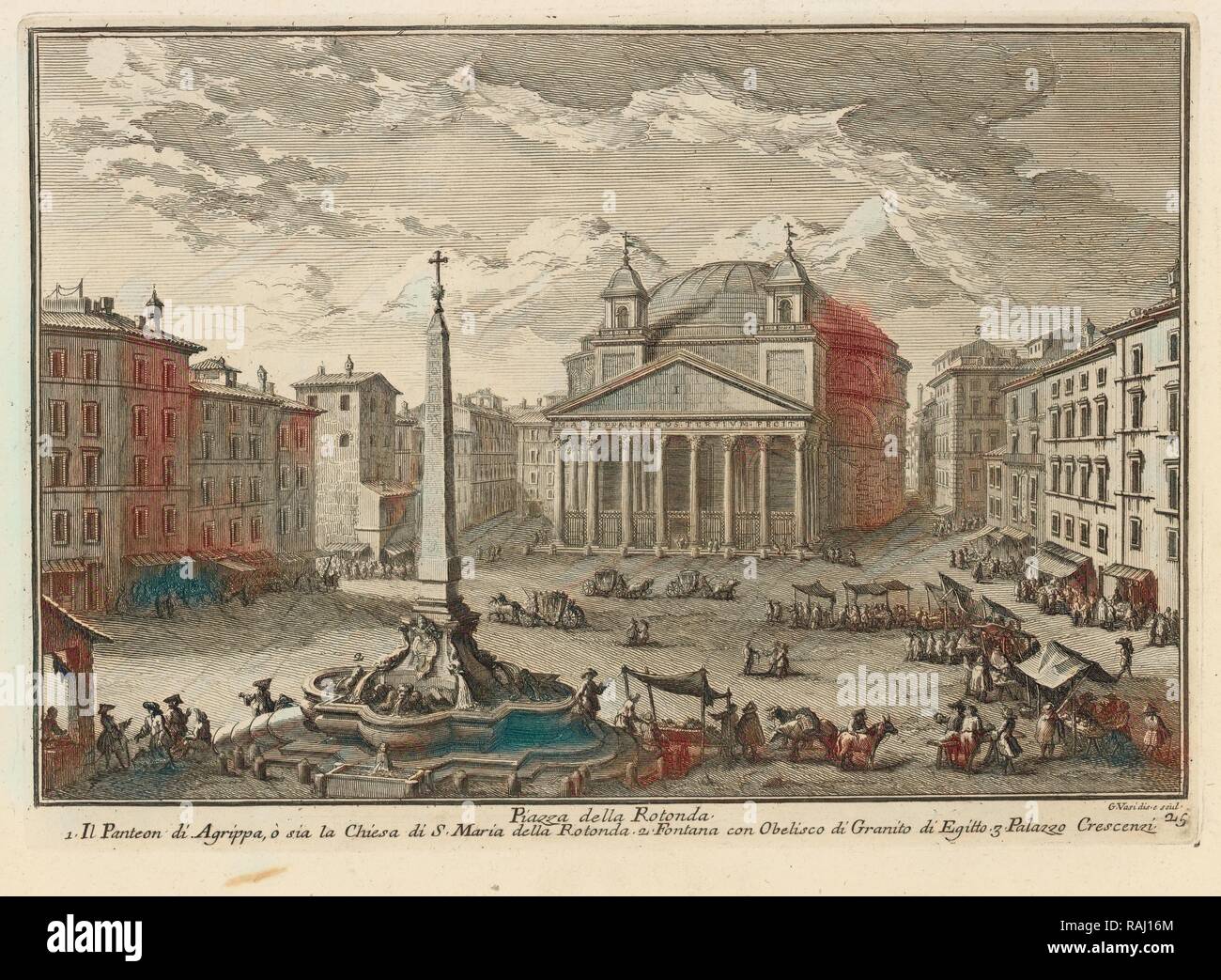 Piazza della Rotonda, Delle magnificenze di Roma antica e moderna, Vasi ...