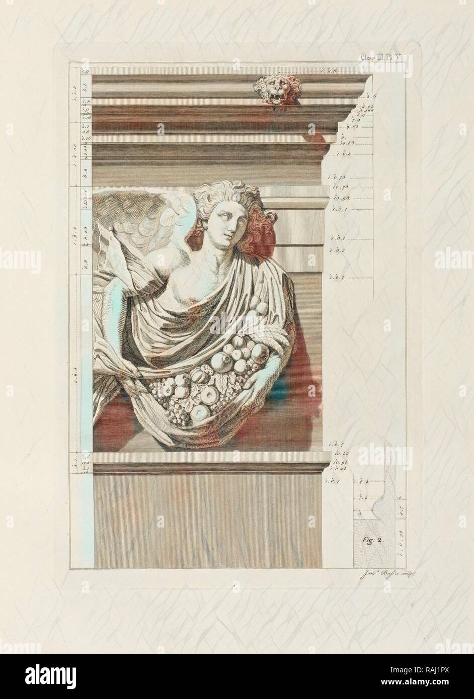 The external mouldings of the Tower of the Winds, The antiquities of ...