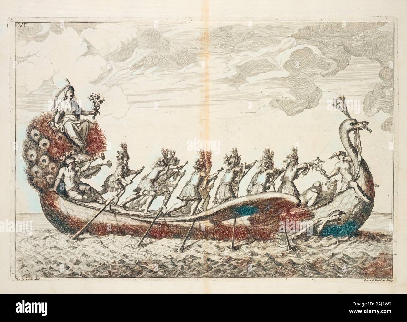 Roman deities in a decorated vessel, I nvmi a diporto sv l'Adriatico ...