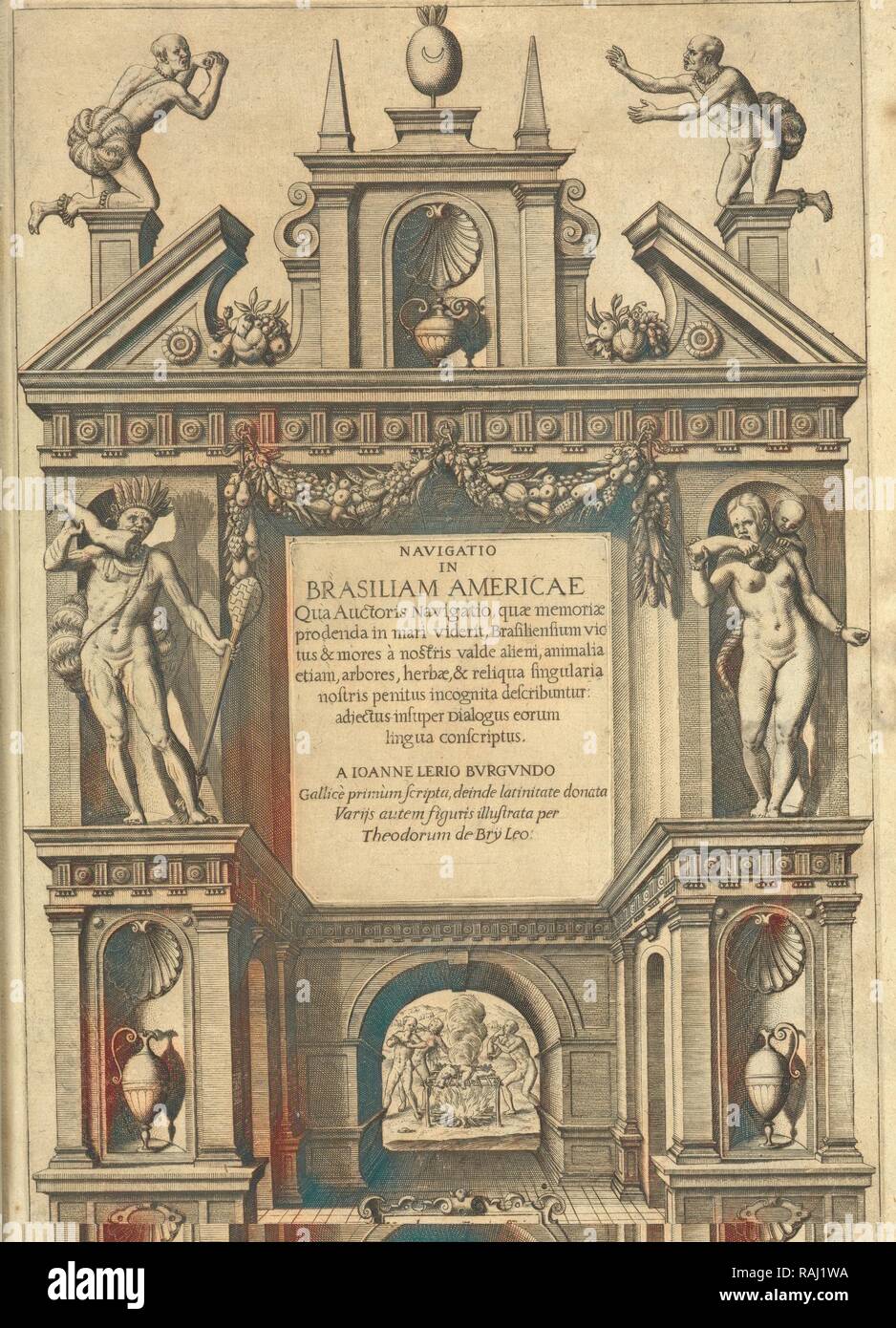 Navigatio in Brasiliam Americae, Americae tertia pars: memorabilẽ ...