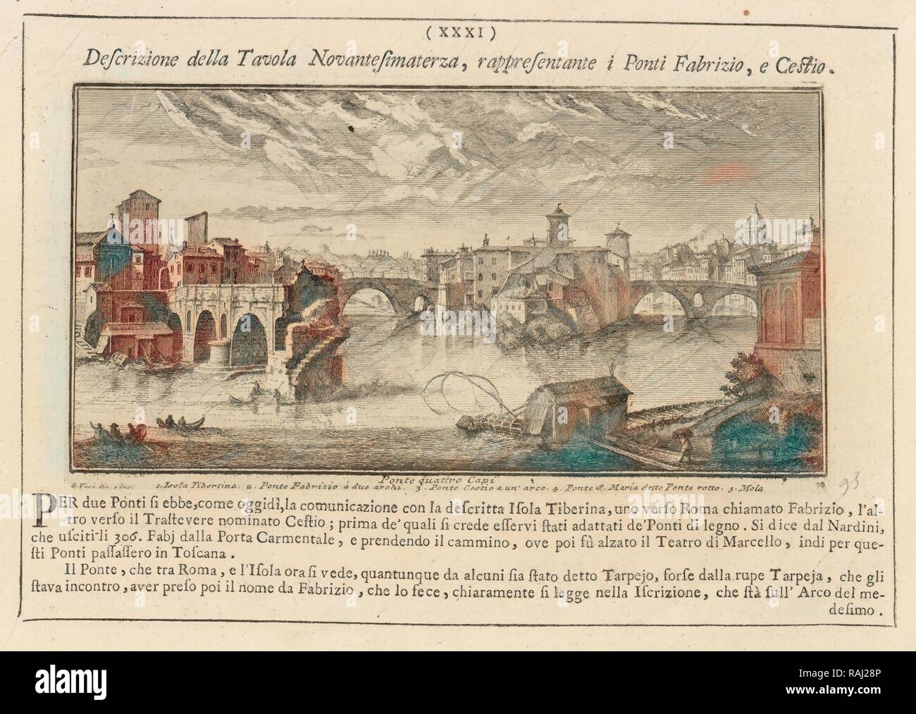 Ponte Quattro Capi, Delle magnificenze di Roma antica e moderna, Vasi ...