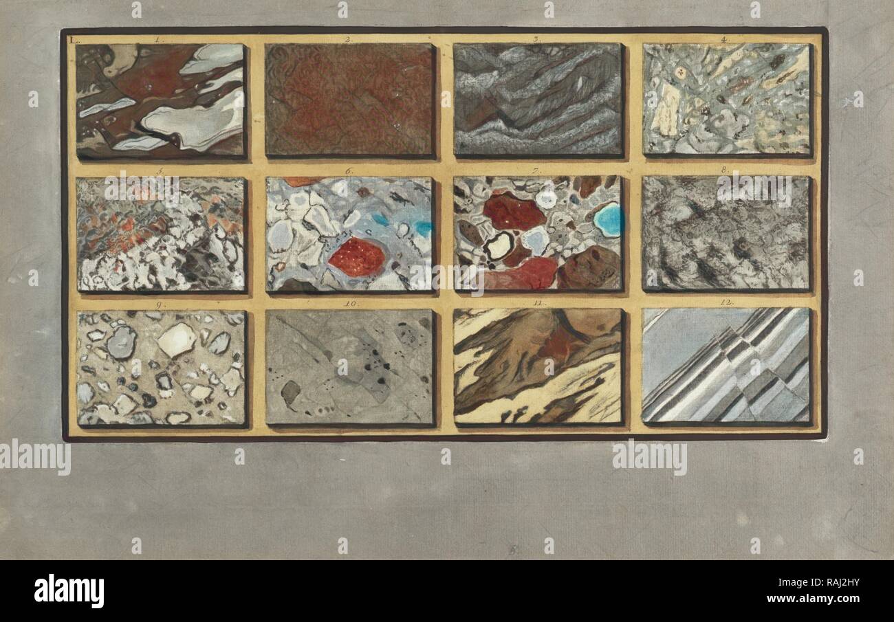 Marble and other mixed stones of Vesuvius polished, Campi Phlegræi ...