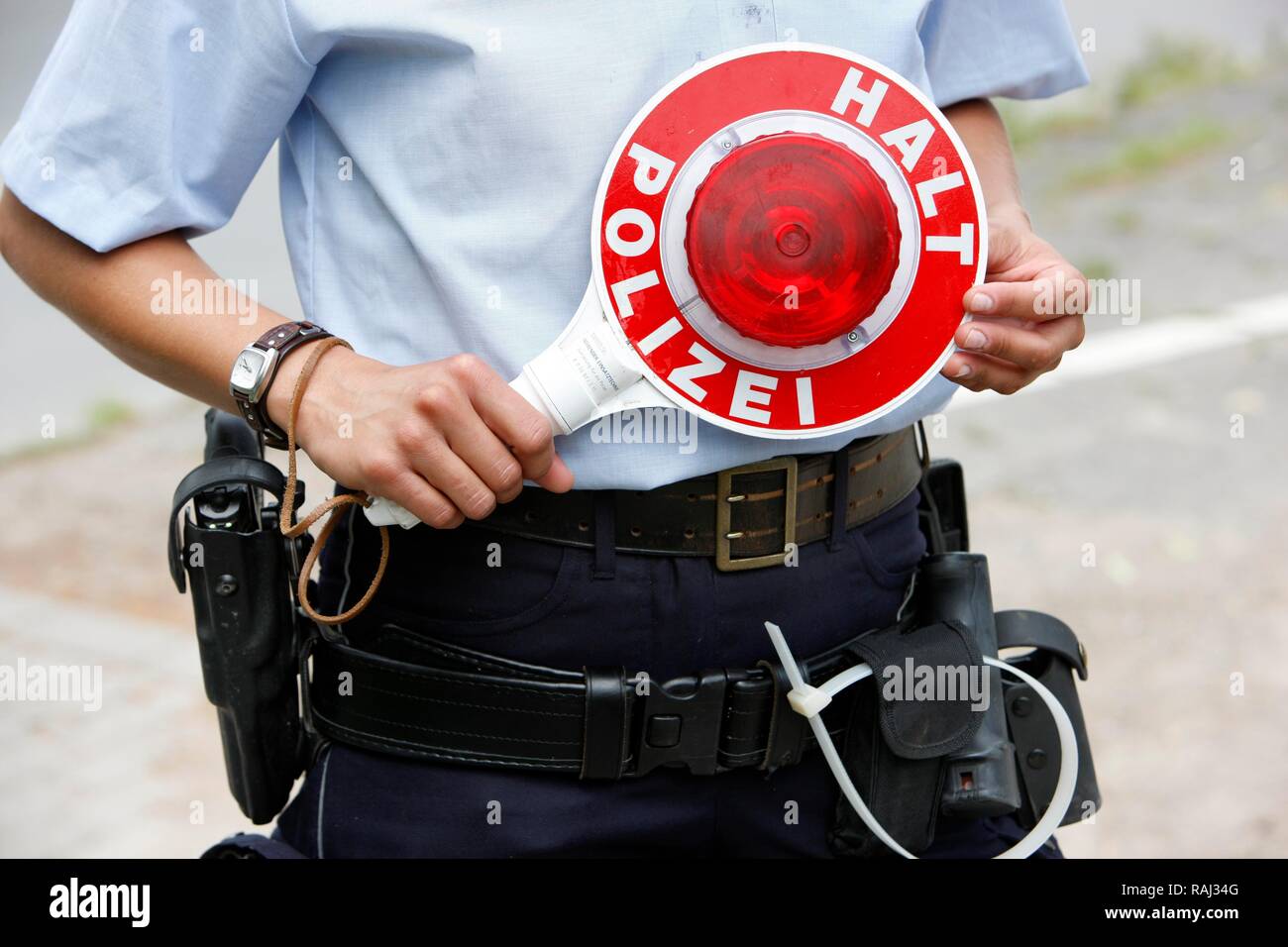 Police signalling disk hi-res stock photography and images - Alamy