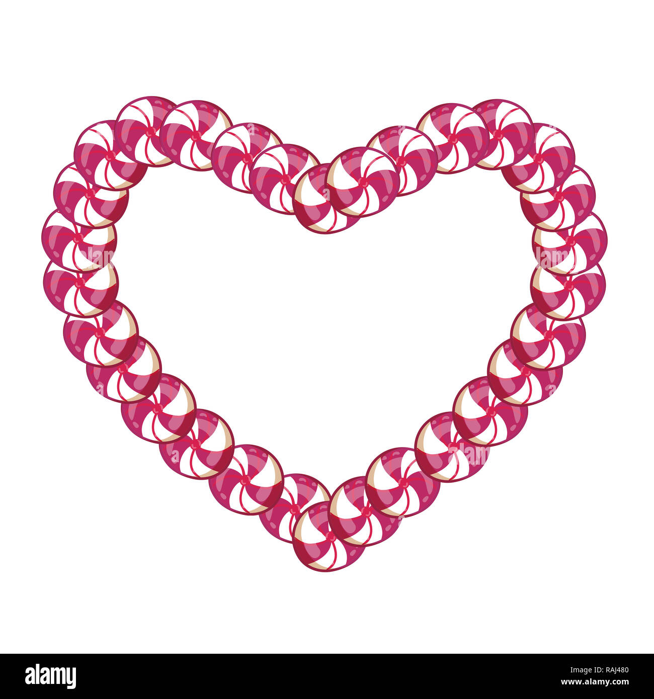 Valentine Candy Heart Border