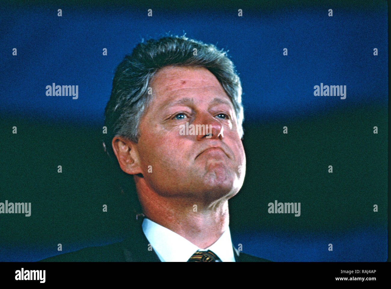 President William Jefferson Clinton in 1996. Photo by Dennis Brack ...