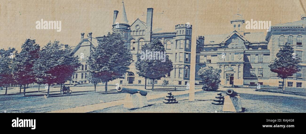 South Hall, Administration Building and North Hall, Iowa State Normal ...