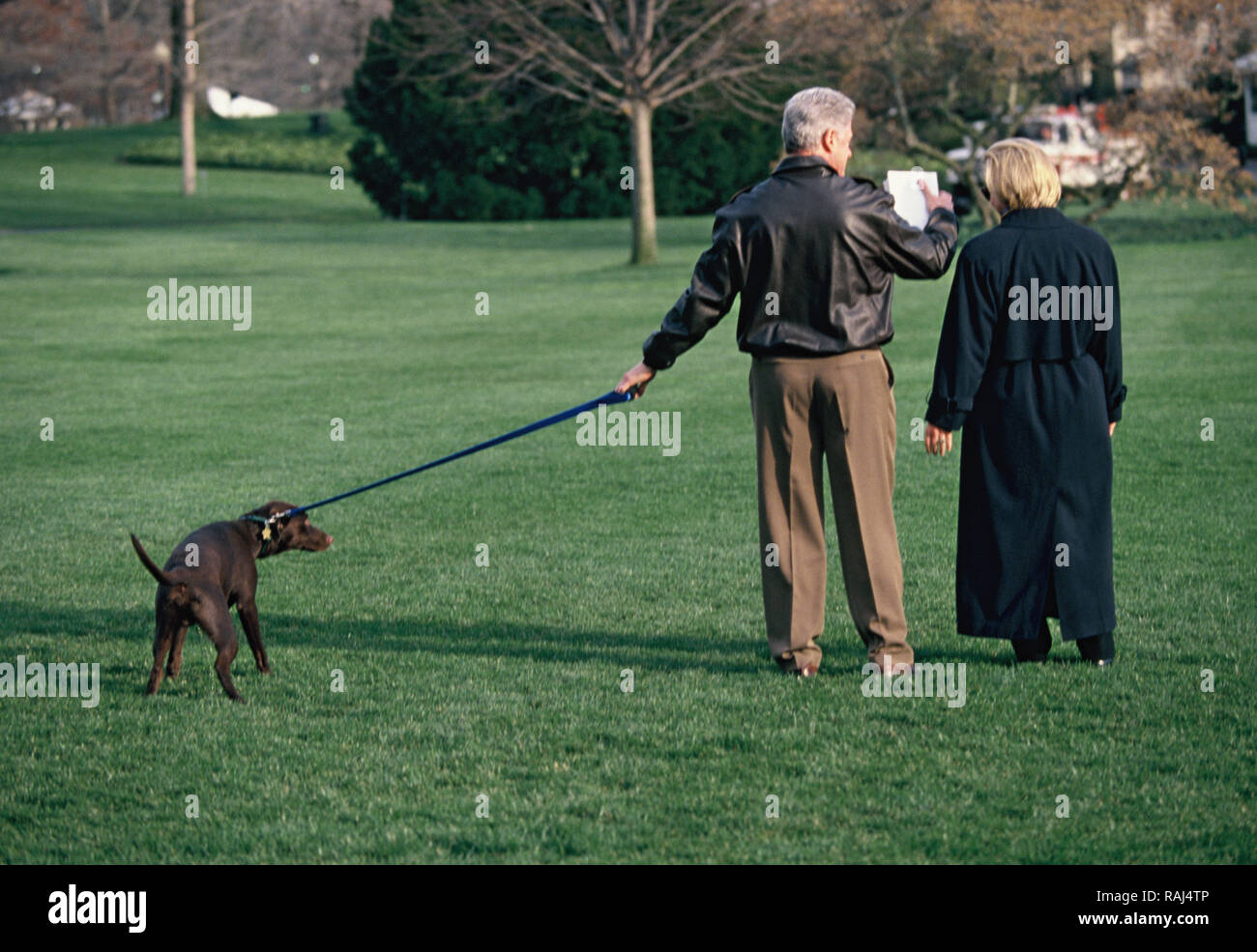 President Bill Clinton and First Lady Hillary Rodham Clinton and their ...