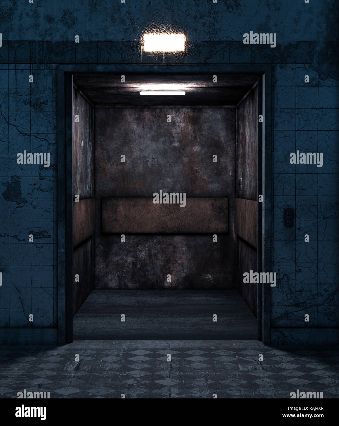 Old lift doors hi-res stock photography and images - Alamy