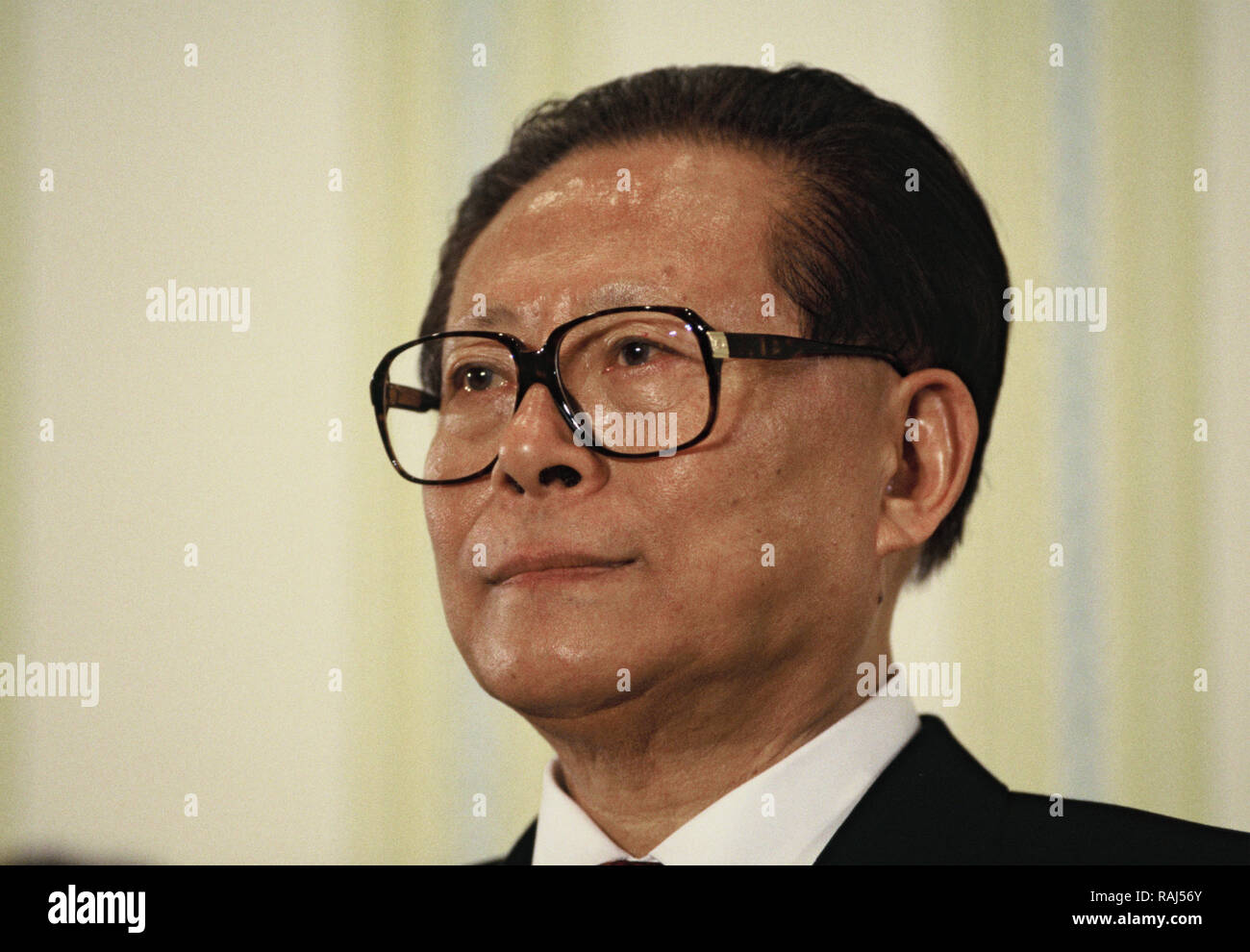 Jiang Zemin,General Secretary of the Communist Party in China. Photo by ...