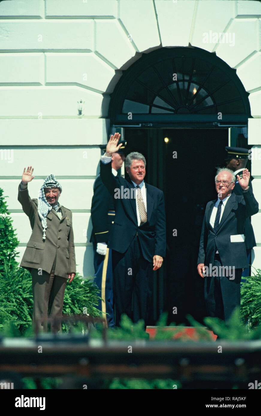 Signing of the Middle East Peace agreement PALESTINE LIBERATION ...