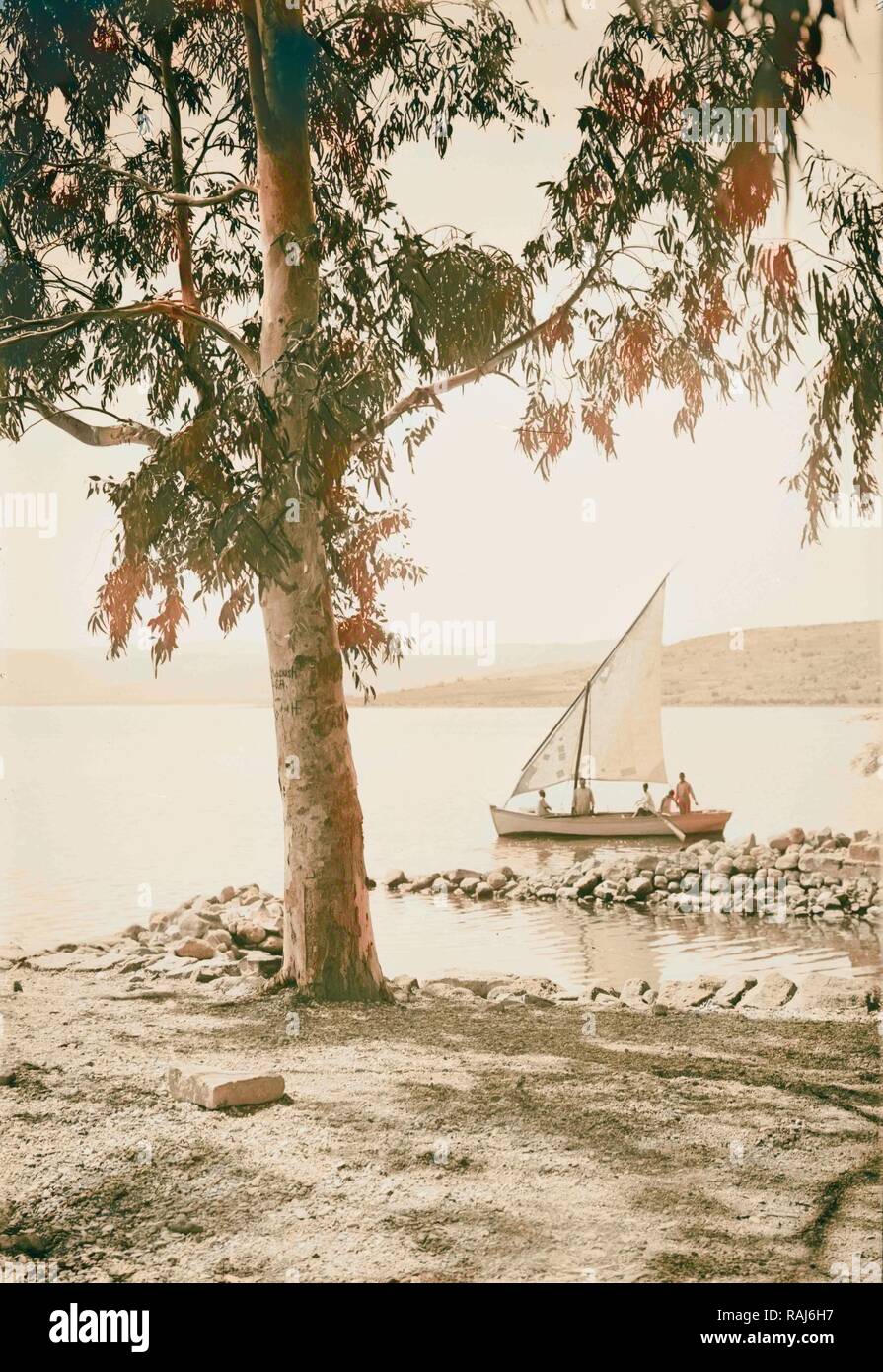 Northern views. Landing place at Capernaum 1900, Israel, Capernaum ...