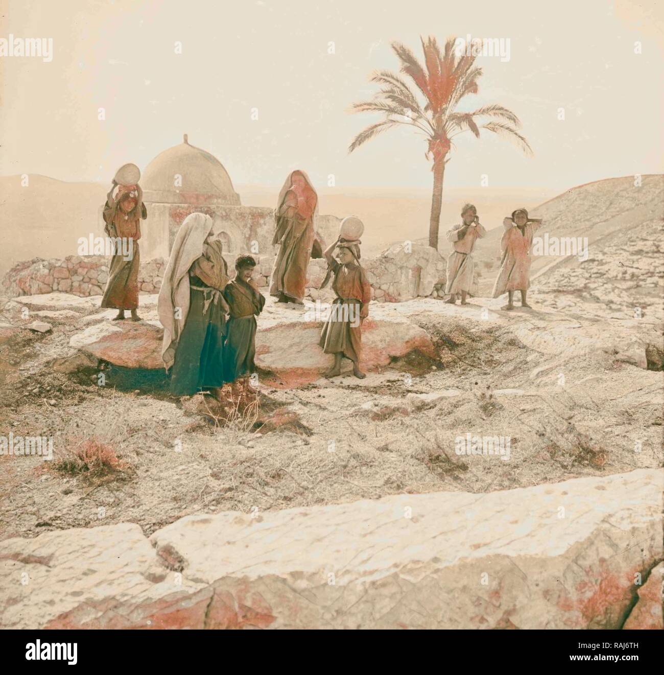 Jaffa to Jerusalem. Zorah (Sar'a) the home of Samson 1900, Israel ...