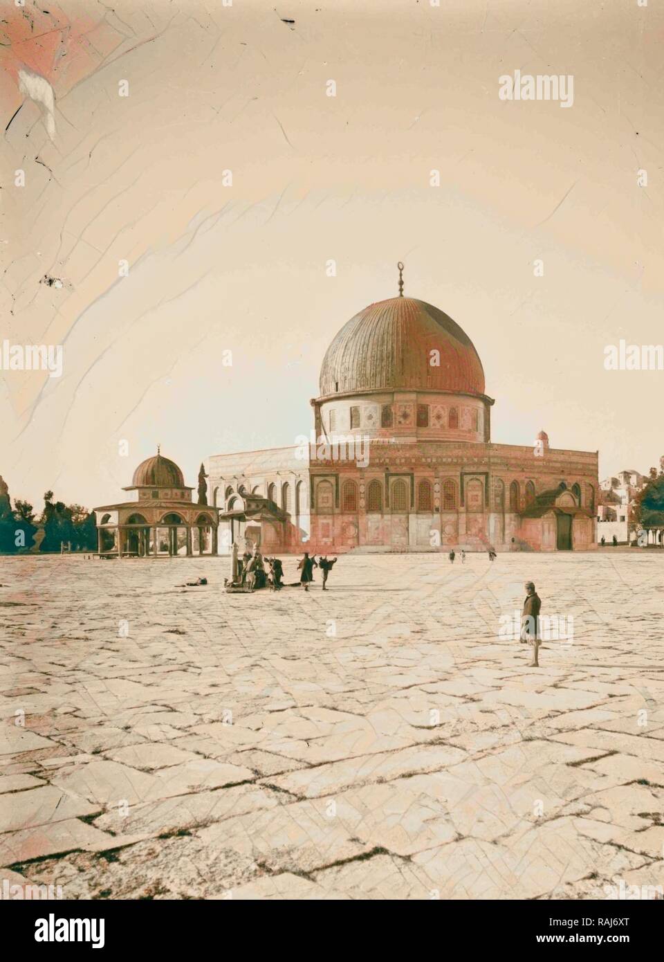 Temple area, Mosque of Omar, Dome of the Rock, Mosque of Omar, near ...