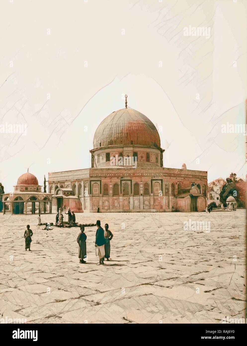 Temple area, Mosque of Omar, Dome of the Rock, Mosque of Omar, near ...