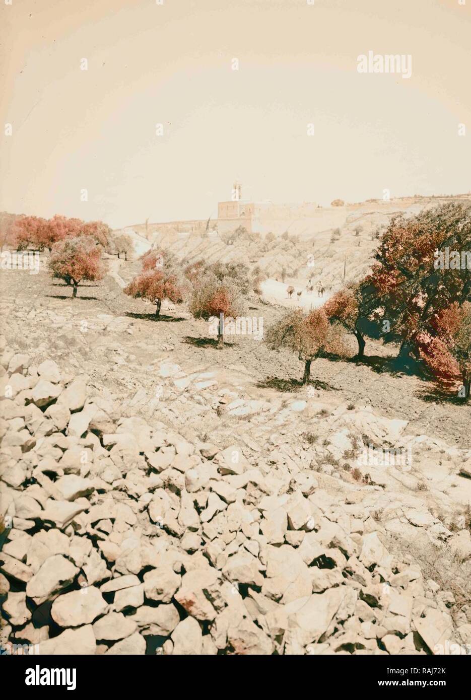 Bethlehem and surroundings Mar Elias, Greek monastery 1900, West Bank ...