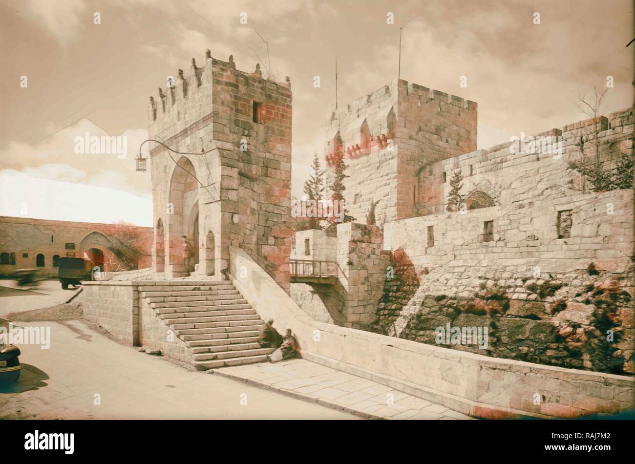 The Citadel from the east. Entrance to Citadel on east side. 1934 ...