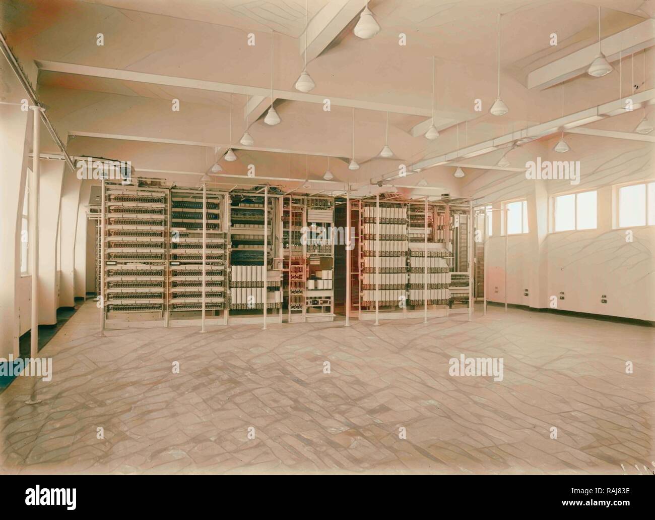 Tel-Aviv Exchange Automatic Telephone. 1934, Israel, Tel Aviv ...