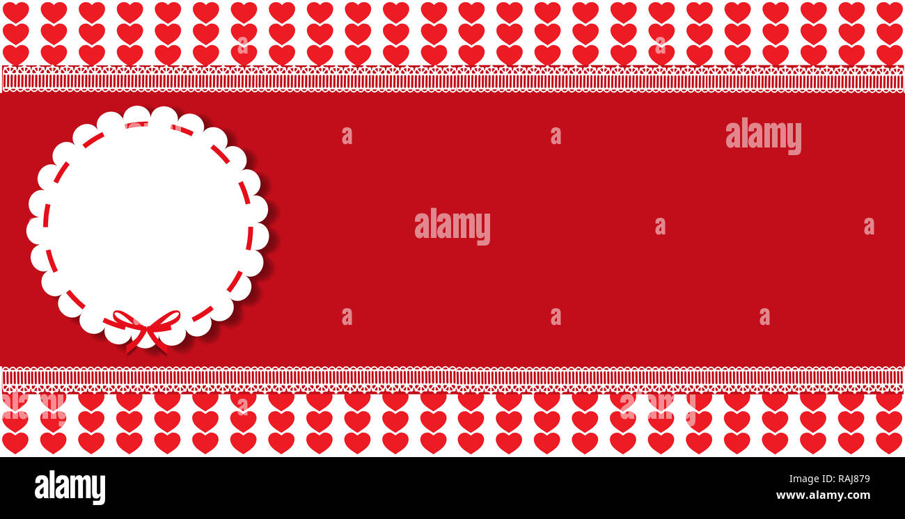 Red wavy graphic border illustration hi-res stock photography and ...