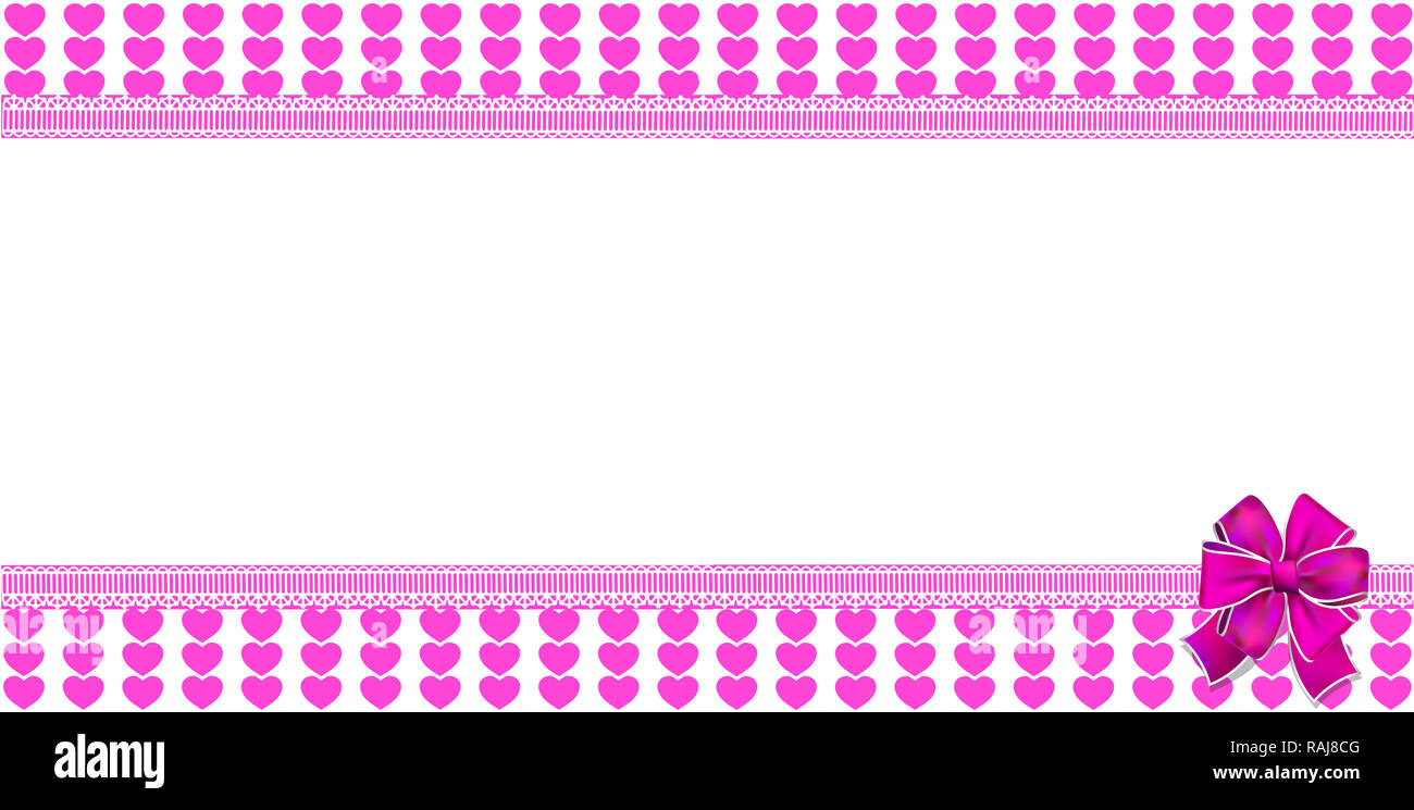 Pink Ribbon Border