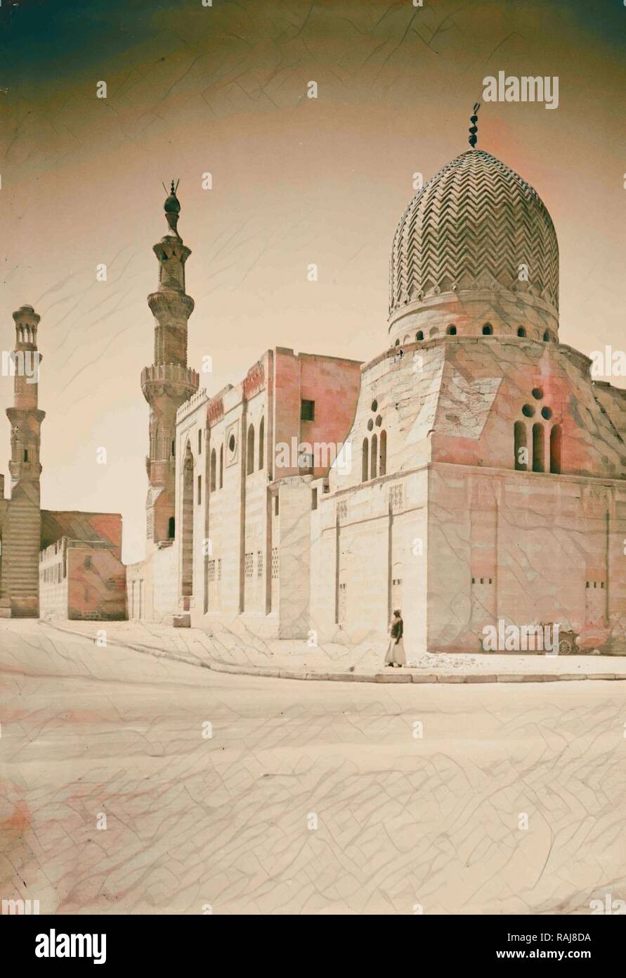 Cairo. Tomb-mosque of Sultan el-Ashraf. Closer view. 1934, Egypt, Cairo ...