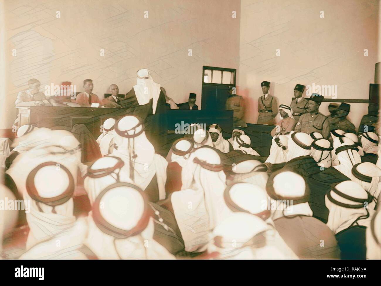 Sir Harold MacMichael. His Excellency in Beersheba. June 1938. Tribal ...