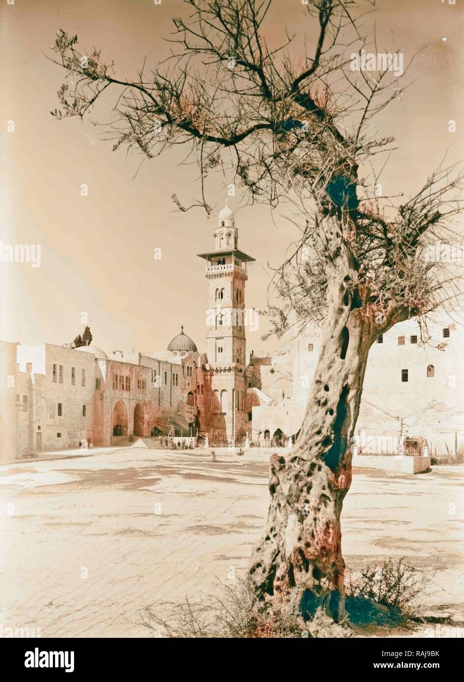 The Temple area. Jerusalem. Tower of Antonia. (Site of the Roman castle ...