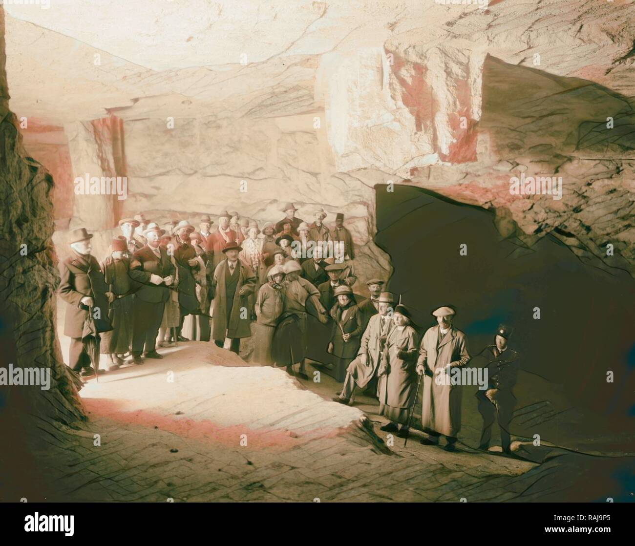 Jerusalem El-Kouds Solomon's Quarries 1898, Israel. Reimagined by Gibon ...