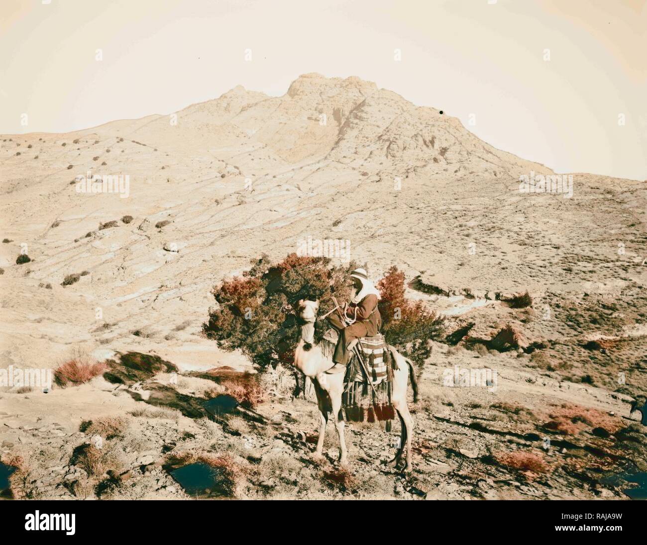 Petra. Mount Hor. 1898, Jordan, Petra (Extinct city). Reimagined by ...