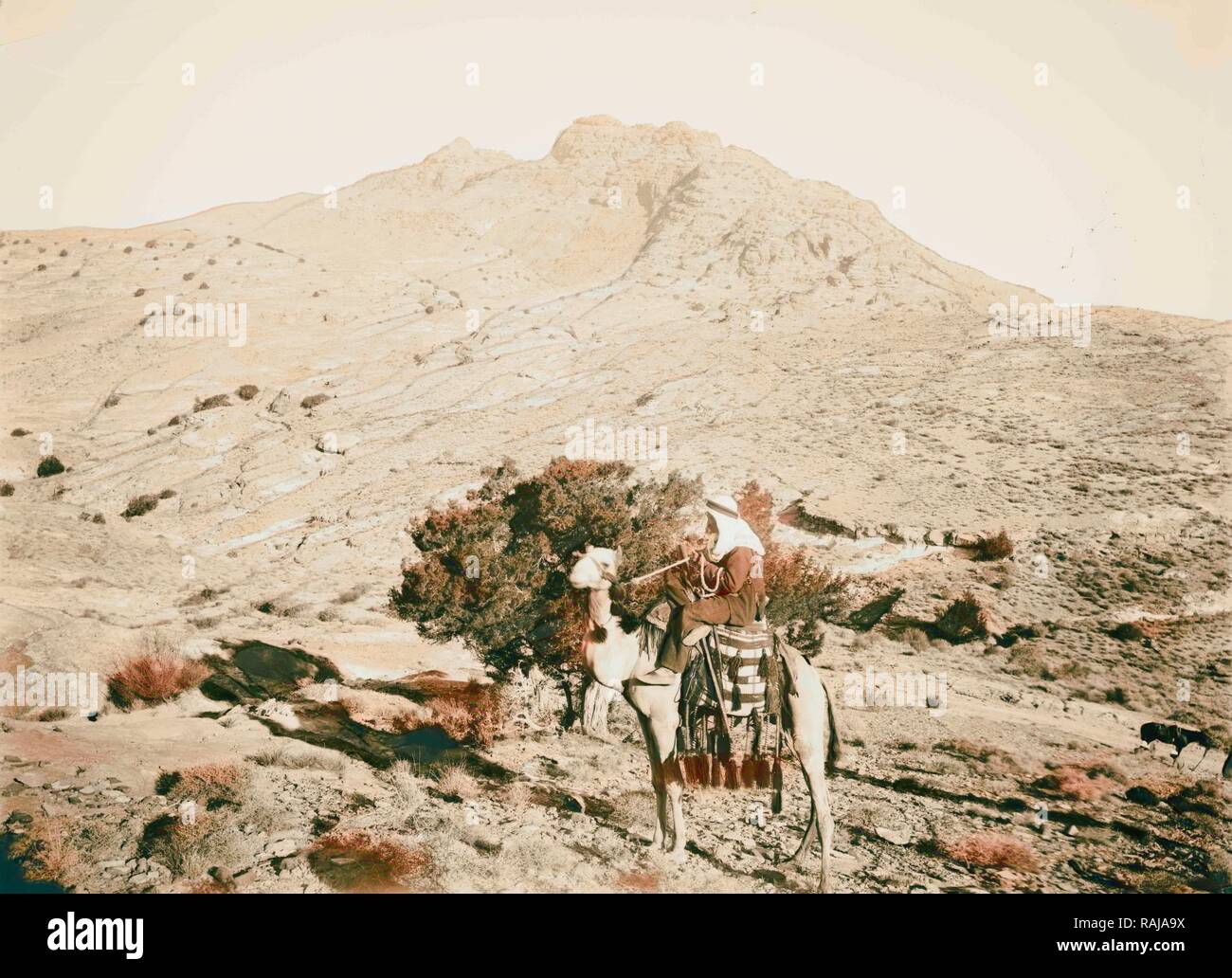 Petra. Mount Hor. 1898, Jordan, Petra (Extinct city). Reimagined by ...