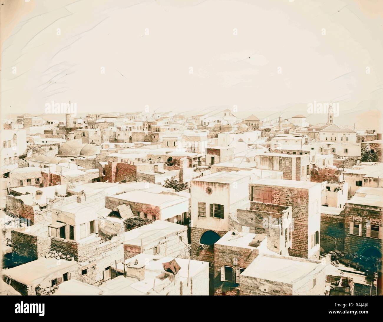 Beirut, etc. Sidon (Saida). 1898, Lebanon, Sidon. Reimagined by Gibon ...