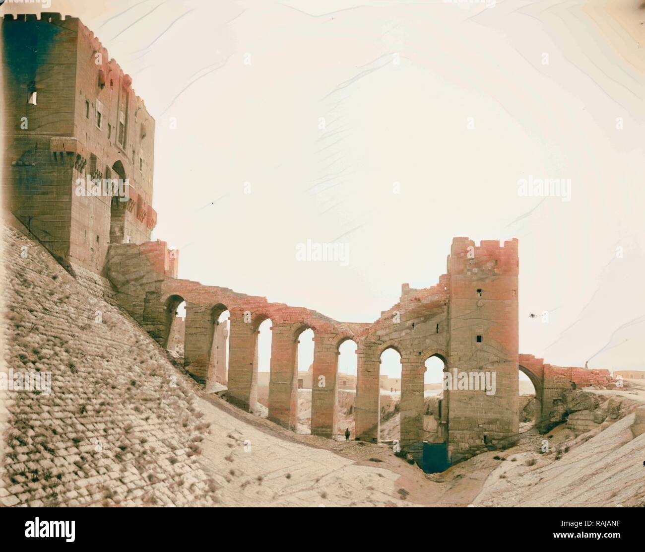 Castle, Aleppo. 1898, Syria, Aleppo. Reimagined by Gibon. Classic art ...