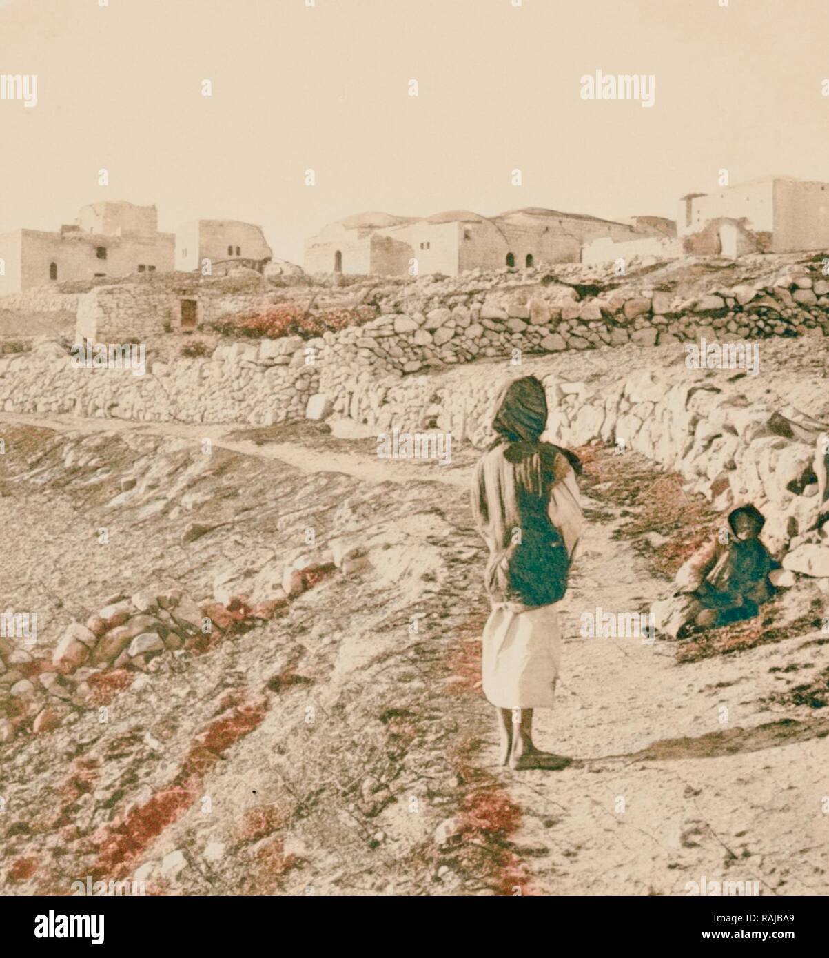 Environs of Jerusalem. Anathoth, home of Jeremiah 1900, West Bank ...